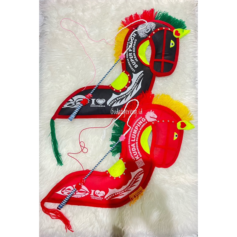 Jual ⭐SALE 10.10⭐ Jaran Spon Kain / Jaranan Tradisional / Jaran Spon ...