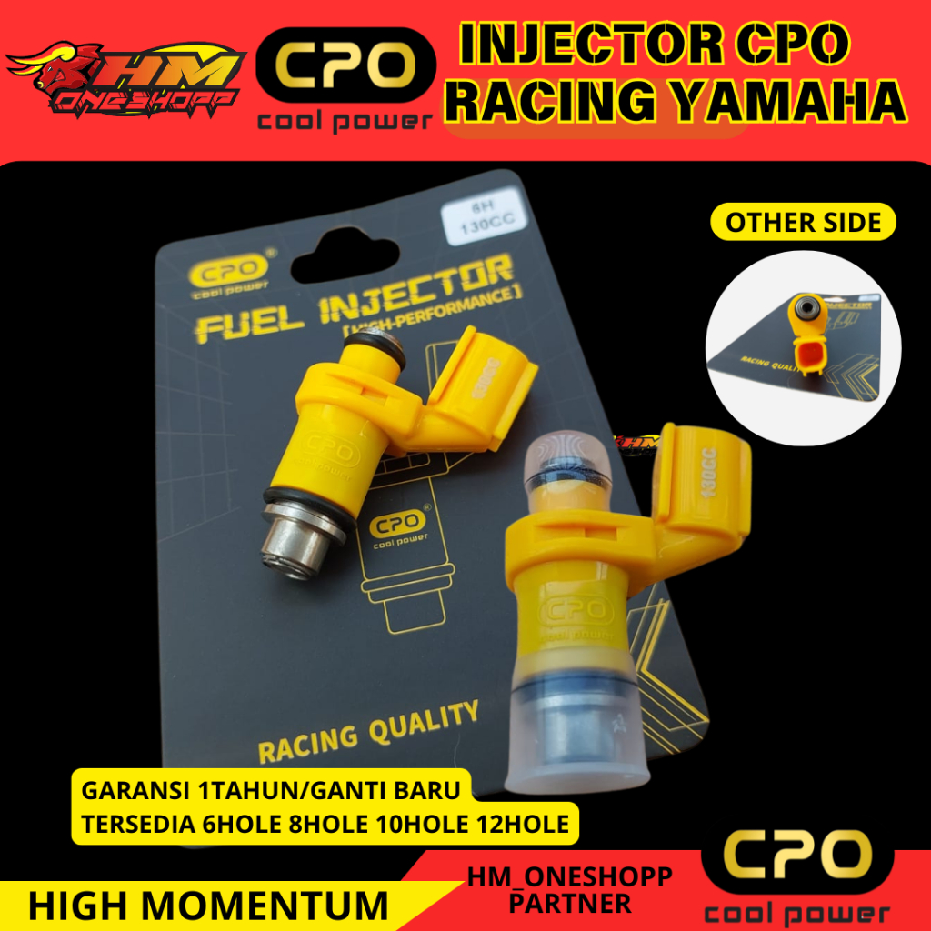 Jual injektor cpo racing nmax new aerox mio m3 mxking new r15 vva injector 6hole 8hole 10hole ...