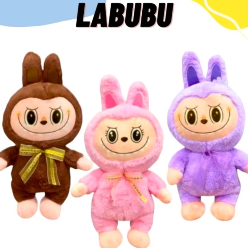 Jual Boneka Labubu The Monster Exciting Macarron Labu-bu Viral | Shopee ...
