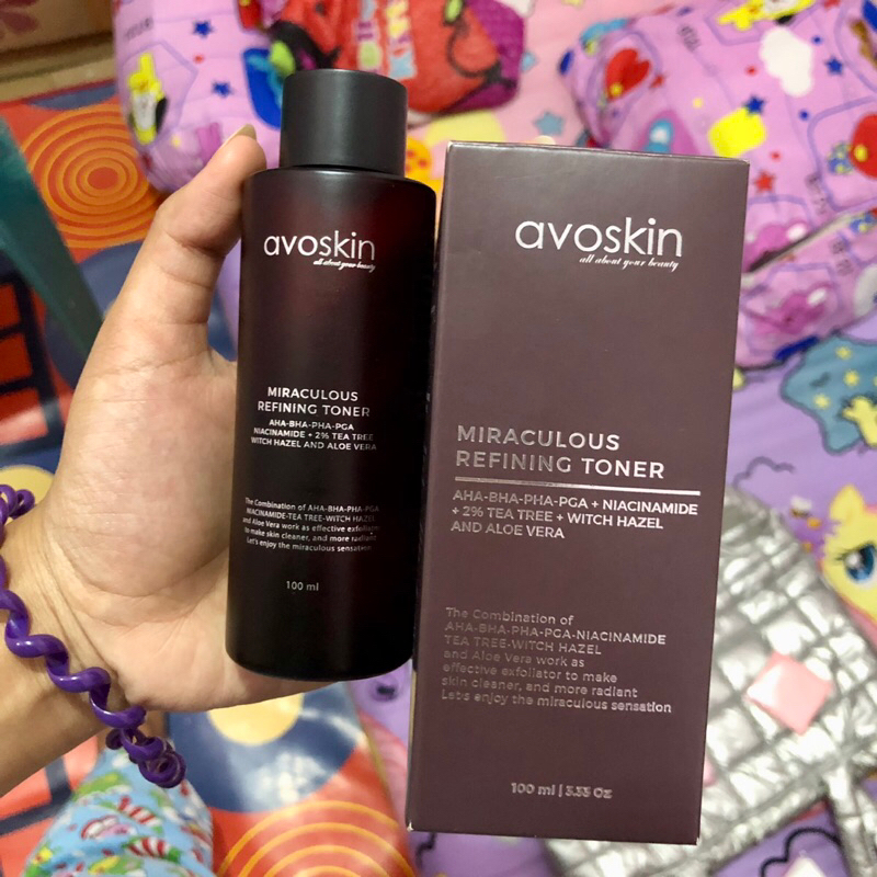 Jual Preloved avoskin miraculous refining toner / avoskin toner ...