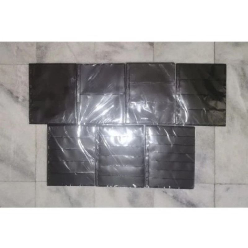 Jual Refill Uang Kertas Perangko Bening Hitam Lebar Grande Sekat 1 2 3 ...