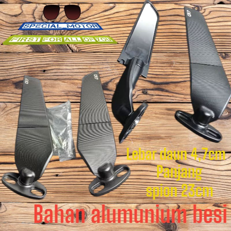 Jual (PRODUK ASLI) SPION WINGLET VEARING DAUN BESAR ALUMUNIUM BESI ...