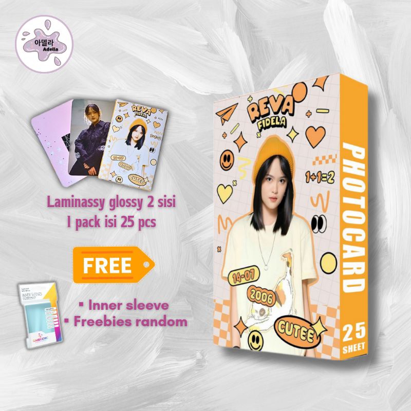 Jual Photocard Jkt48 Adel Premium - 2 Sisi - 1Pack isi 25Pcs | Shopee Indonesia