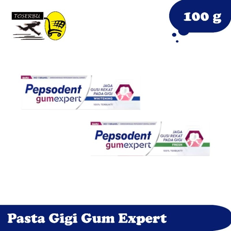 Jual Pasta Gigi PEPSODENT Gum Expert Whitening Fresh 100g | Shopee ...