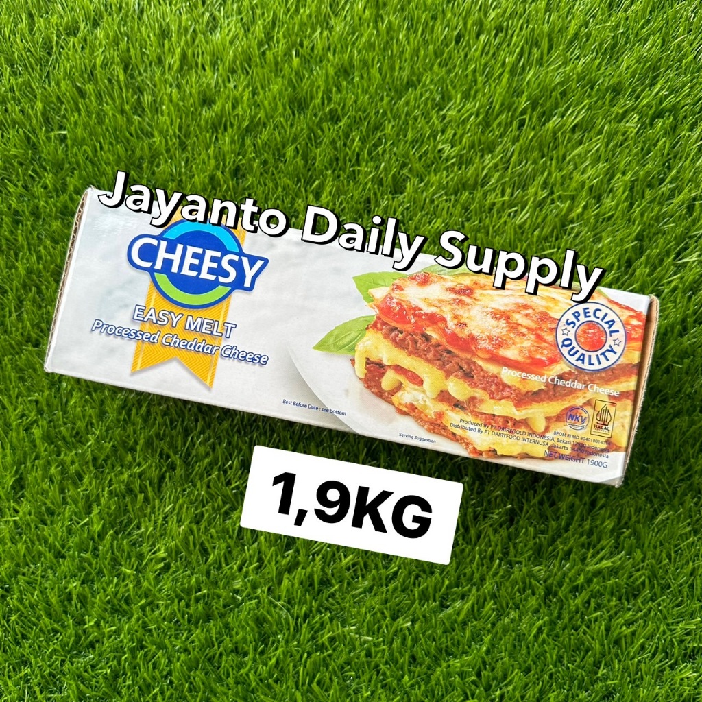 Jual CHEESY EASY MELT 1,9KG / KEJU CHEDDAR MUDAH LUMER - 100% HALAL ...