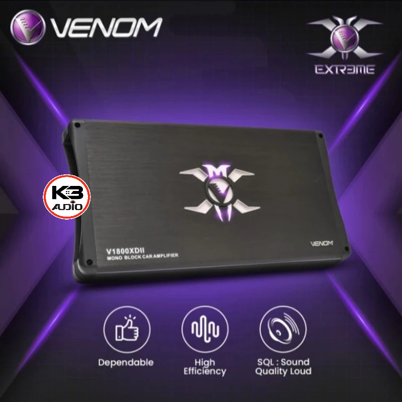Jual Power Monoblock Venom Extreme X Series V1800XDII Original Venom ...