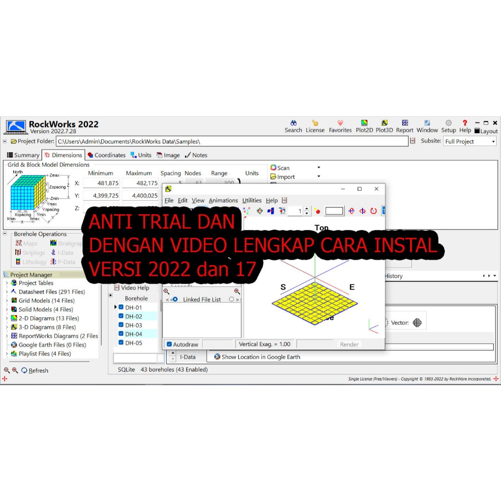Jual Software RockWare RockWorks 2022 dan v17 ANTI TRIAL | Shopee Indonesia