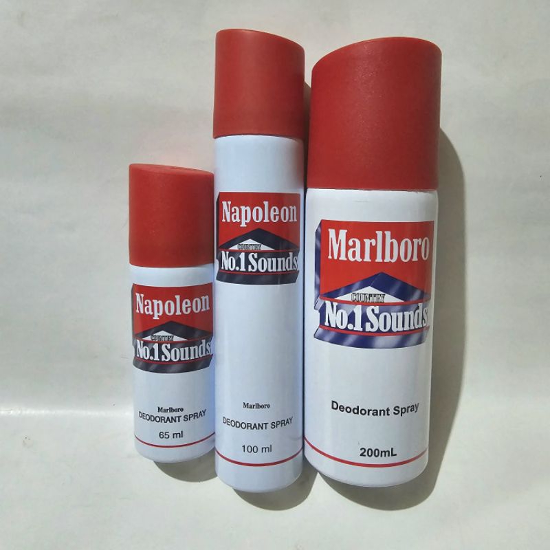 Jual Parfum Pria Napoleon Marlboro PUTIH deodorant spray 200ml 100ml ...