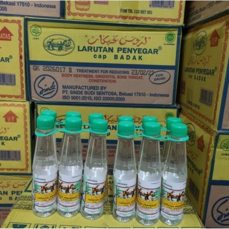 Jual Larutan Penyegar Cap Badak Botol 1Dus isi 48 Botol @200 ML | Shopee Indonesia