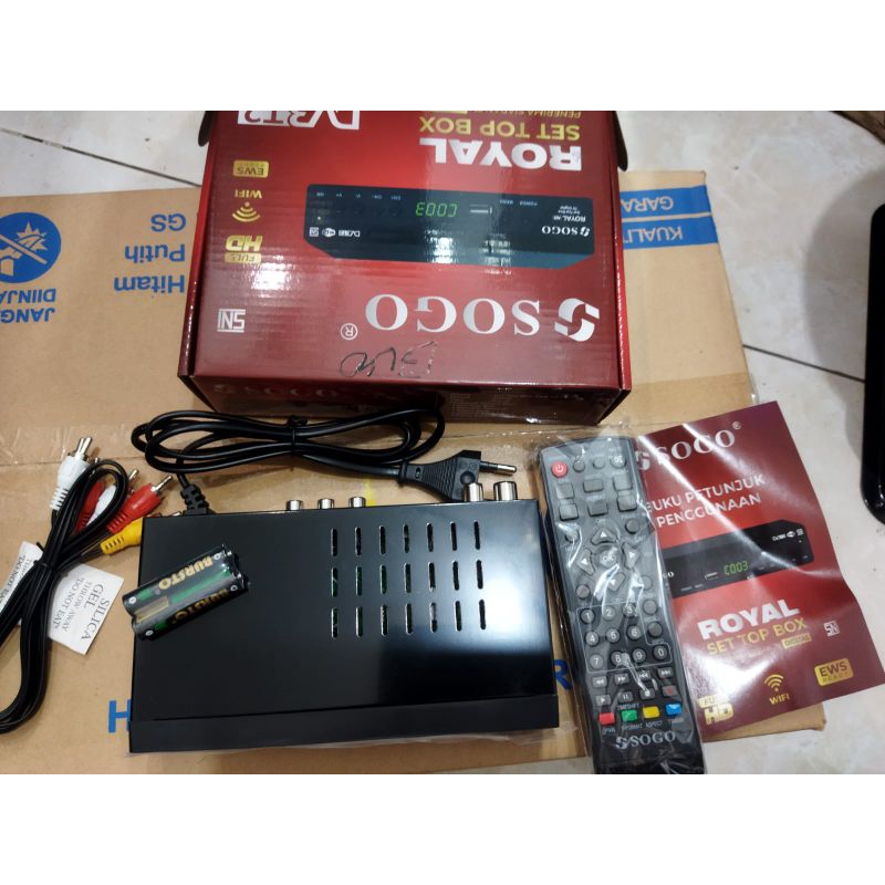 Jual set top box STB sogo royal SNI l | Shopee Indonesia