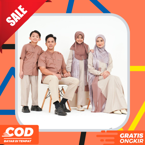 Jual NEW Rayya Series Elys Warna Brown 2025 / Baju Keluaga Nibras ...