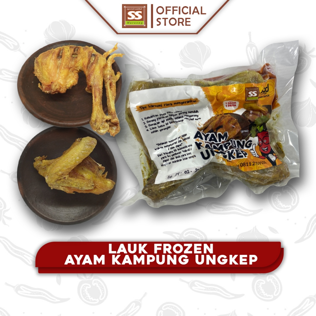 Jual LAUK FROZEN PAKET AYAM KAMPUNG KHAS WAROENG SPESIAL SAMBAL 'SS ...
