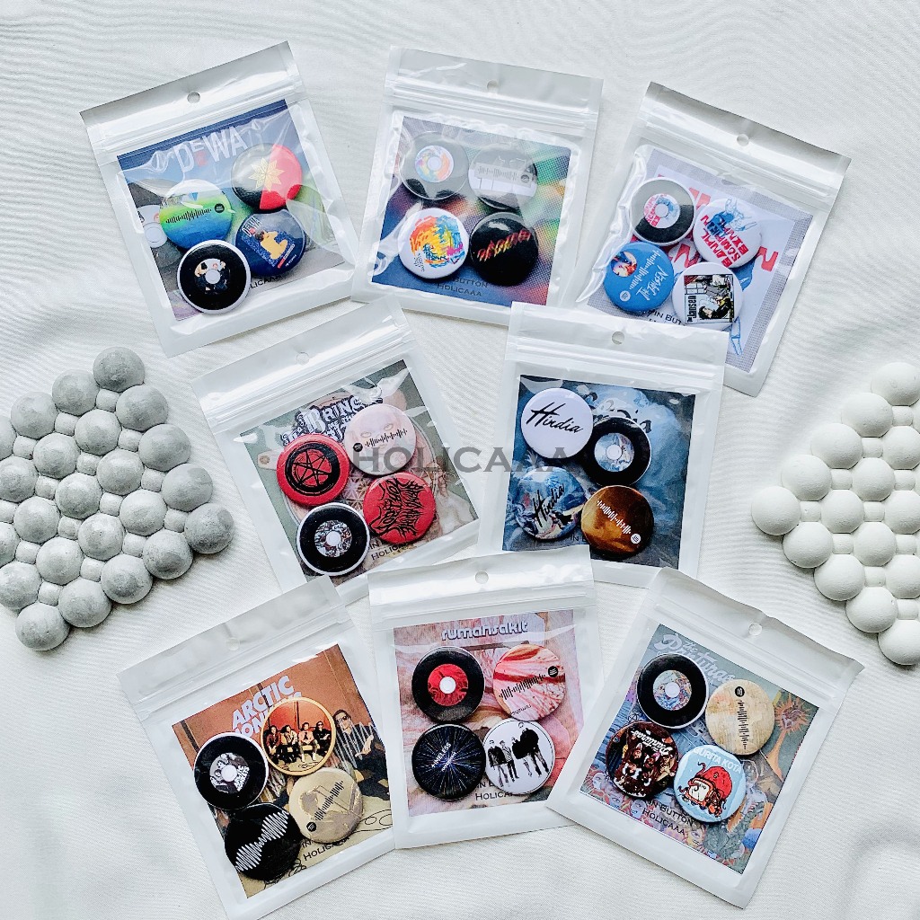 Jual PIN BACK PACK /PIN BUTTON / PIN BAND HINDIA / PIN TAS AESTETIC ...