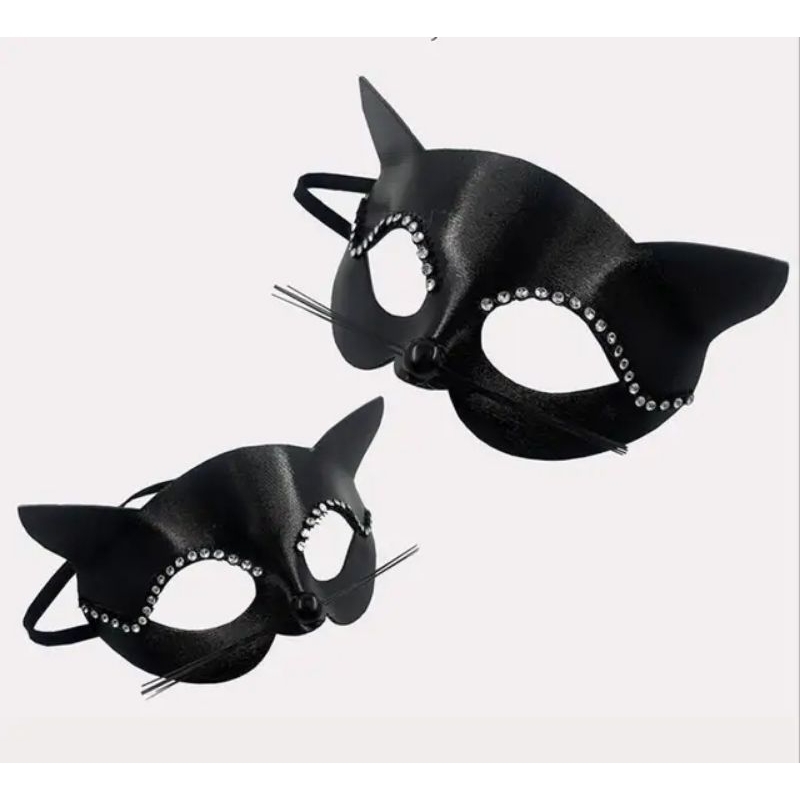 Jual TOPENG KUCING TOPENG PESTA HALLOWEEN KUCING / HALLOWEEN MASK WARNA ...