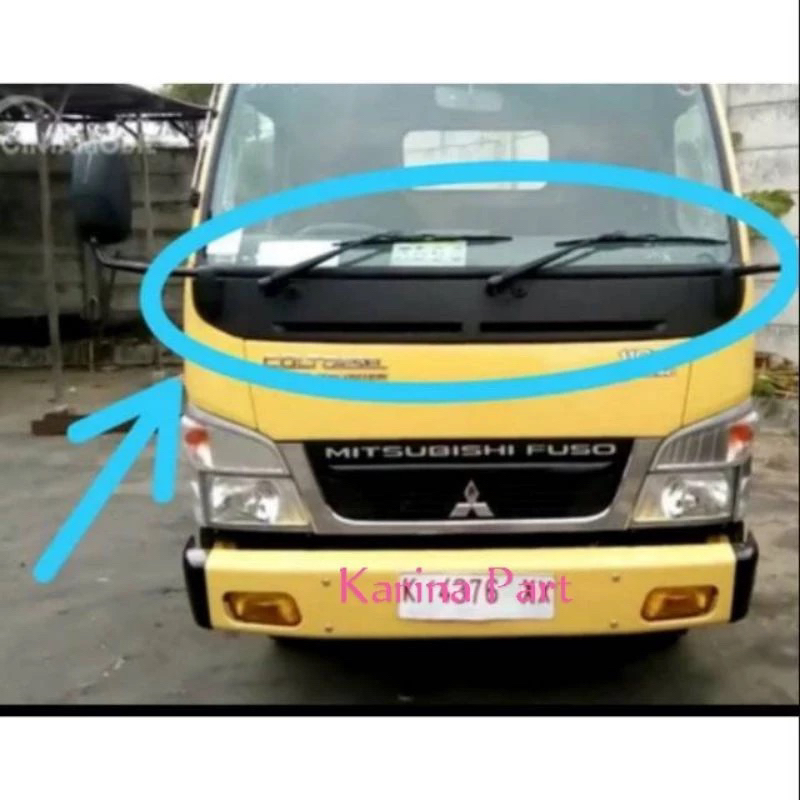 Jual Garnish Panel Depan plastik bawah kaca Cover Front Tengah Canter ...