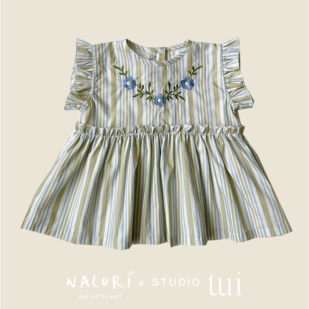 Jual NALURI x STUDIO TUI - JELITA Top - Atasan Anak Perempuan | Shopee ...