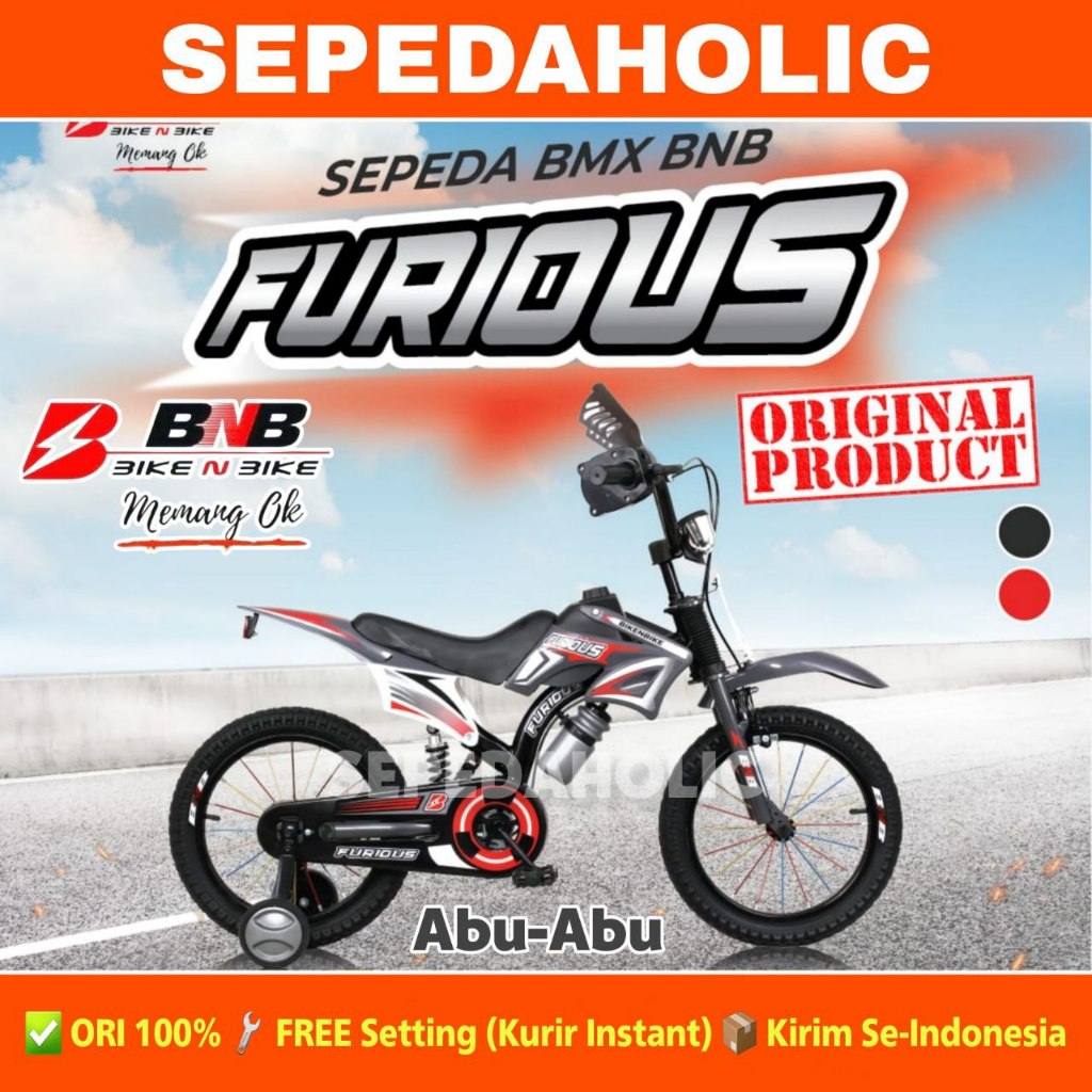 Jual Sepeda Anak Laki BMX TRAIL BNB FURIOUS BULL / ATLANTIS 88 MC ...