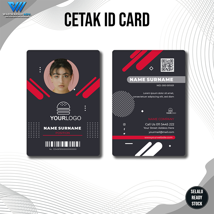 Jual Cetak Id Card PVC | Cetak Kartu Member | Cetas custom | WadwahajiADV | Shopee Indonesia