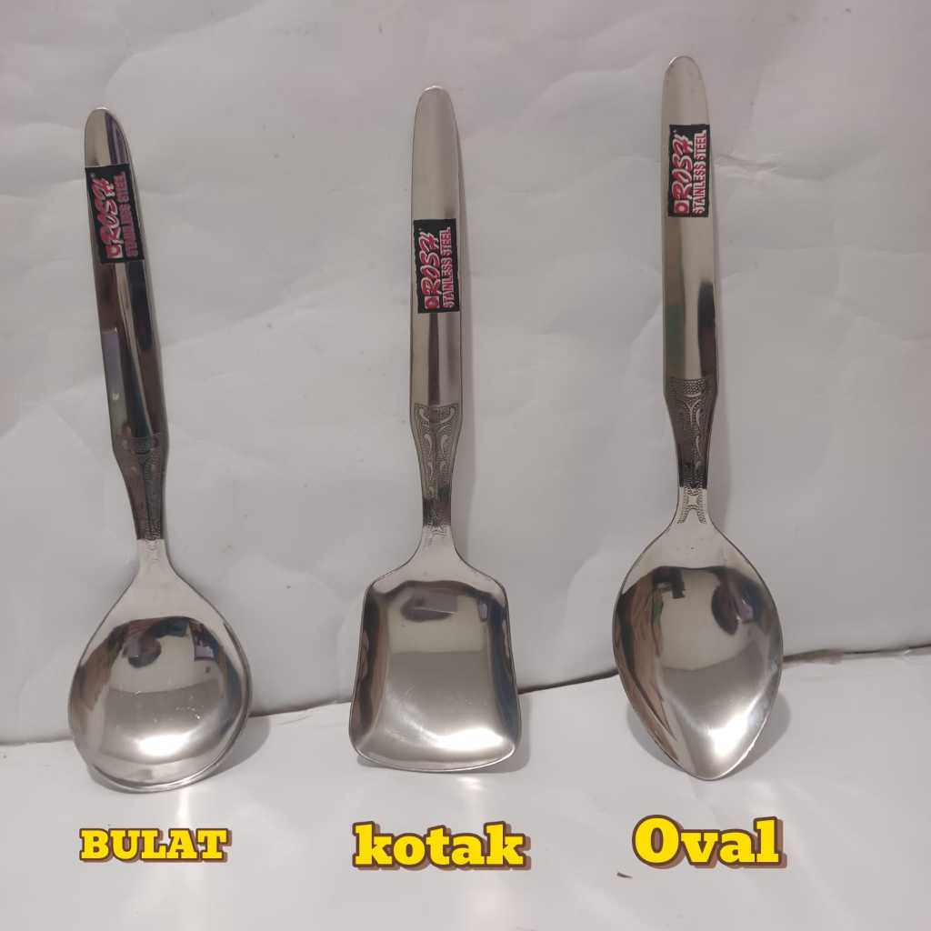 Jual Sendok Sayur Prasmanan Sendok Saji Lauk Rosh / Bulat / Oval ...