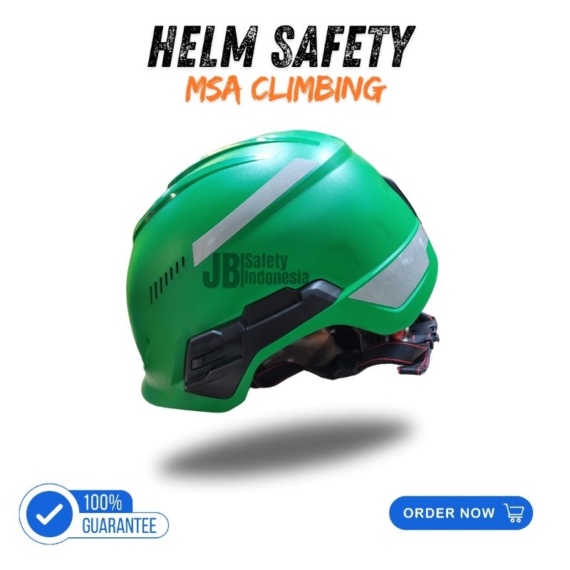 Jual HELM SAFETY MSA CLIMBING WARNA HIJAU - CLIMBING HELMET MSA H1 ...