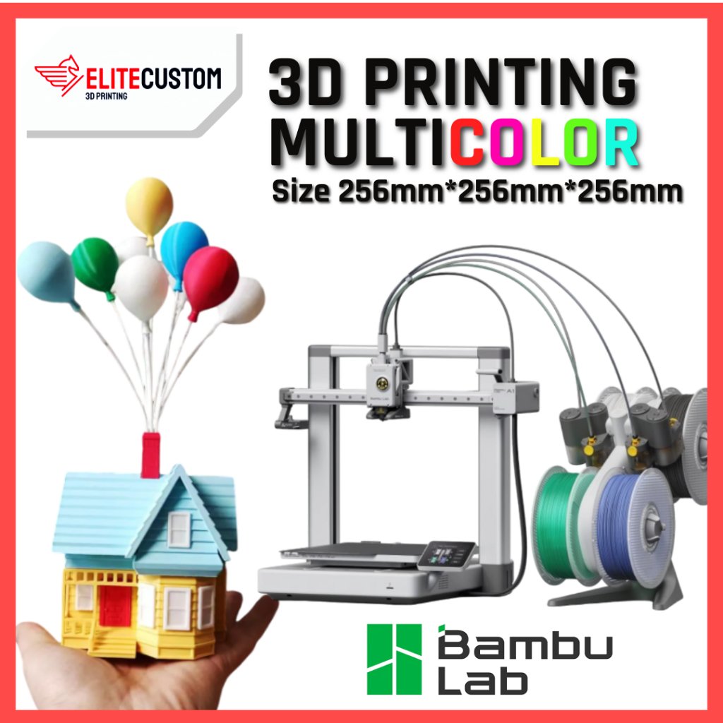 Jual Jasa Cetak 3D Printing Berwarna/Multicolor Elitecustom | Shopee ...