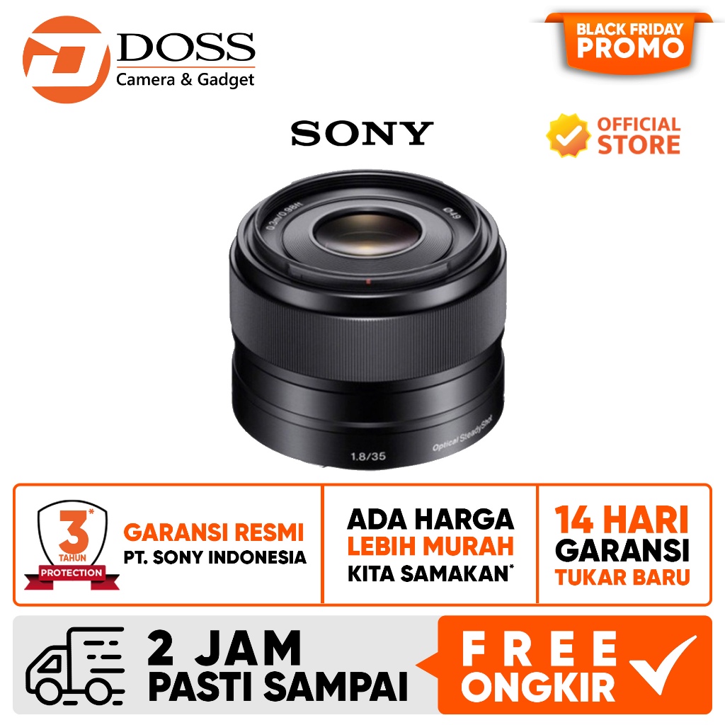 Jual Sony E 35mm f1.8 OSS Lensa Sony 35 mm f/1.8 OSS | Shopee Indonesia