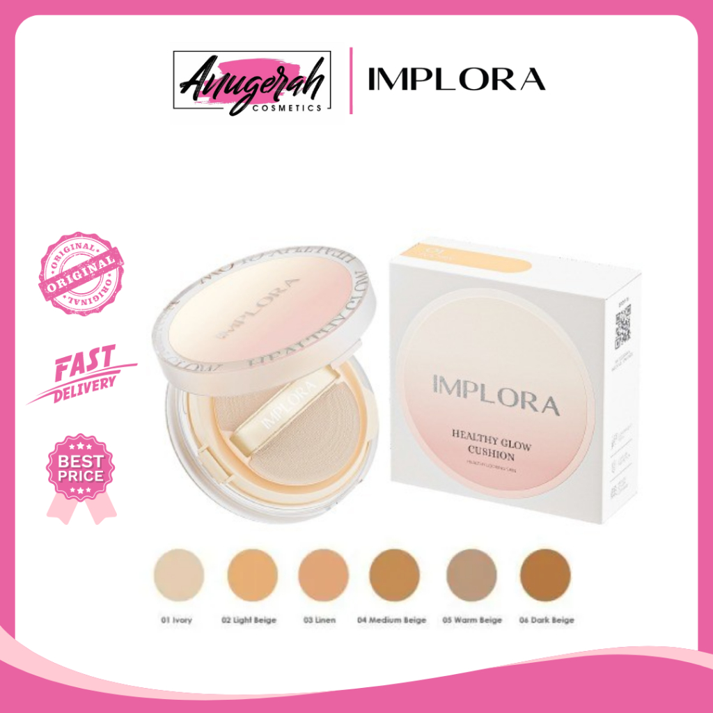 Jual Implora Healthy Glow Cushion 13gr - Cushion With Hyaluronic Acid ...