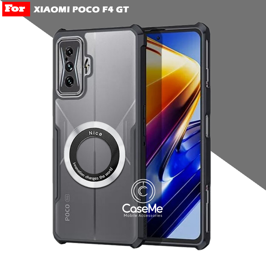 Jual Case Xiaomi Poco F4 GT Softcase Fushion Magnetic Ring Transparan ...