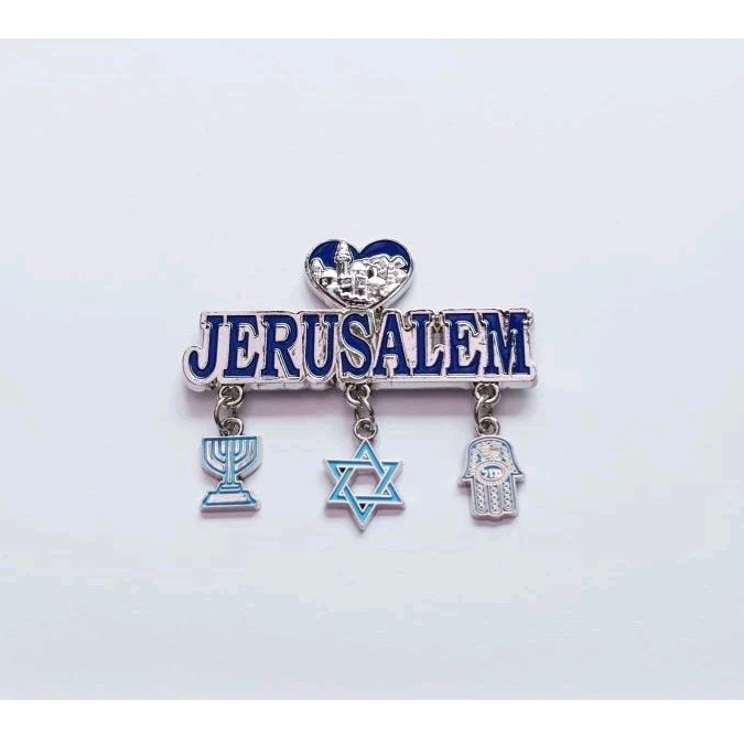 Jual Souvenir magnet kulkas Israel oleh oleh gift negara Israel ...
