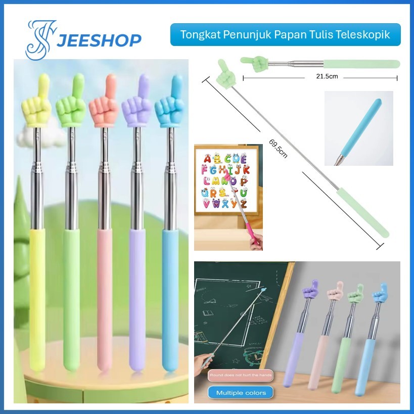 Jual Tongkat Penunjuk Papan Tulis Teleskopik Extendable Tongkat Pointer ...