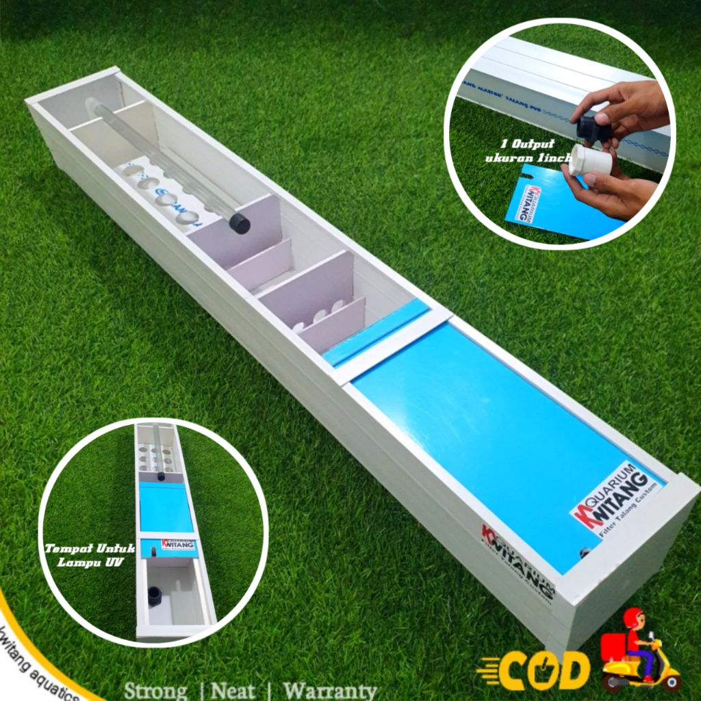 Jual Filter Talang Aquarium 100Cm / Filter Talang 100Cm / Top Filter ...