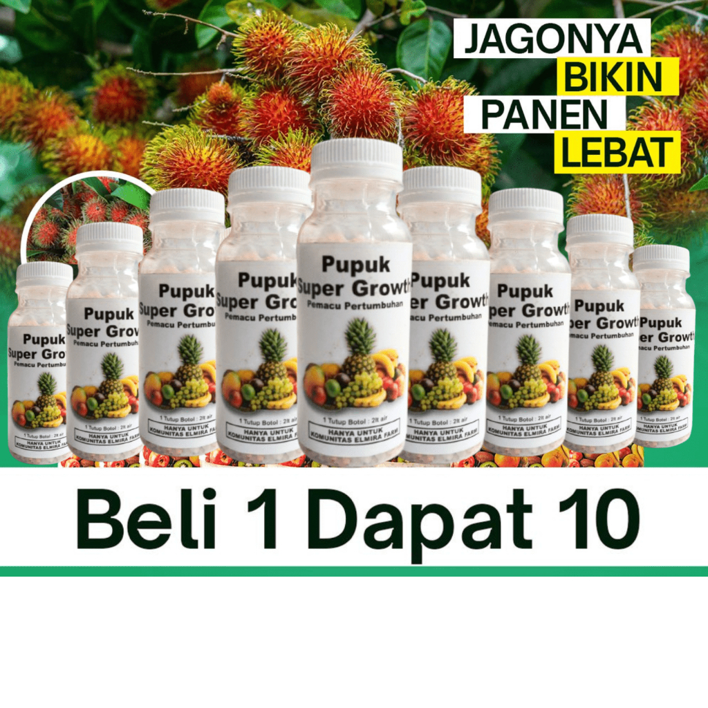 Jual Pupuk super growt Beli 1 Dapat 10 SOLUSI PANEN MELIMPAH ,Pemacu ...