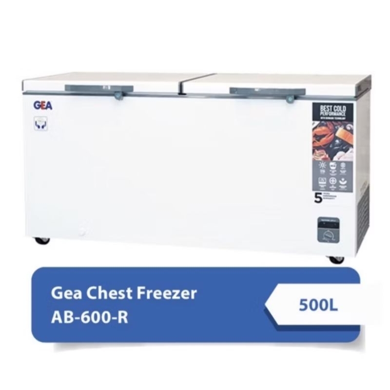 Jual GEA AB-600-R CHEST FREEZER BOX 500L LEMARI PEMBEKU 500 LITER AB ...