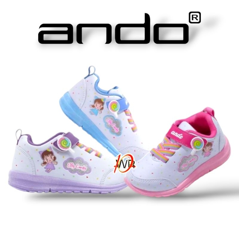 Jual SEPATU ANAK PEREMPUAN ANDO CANDY MINI UKURAN 25-32 ORIGINAL ...