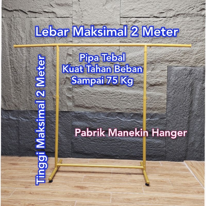 Jual gantungan hanger gawangan besi super super kuat, tinggi maksimal 2 ...