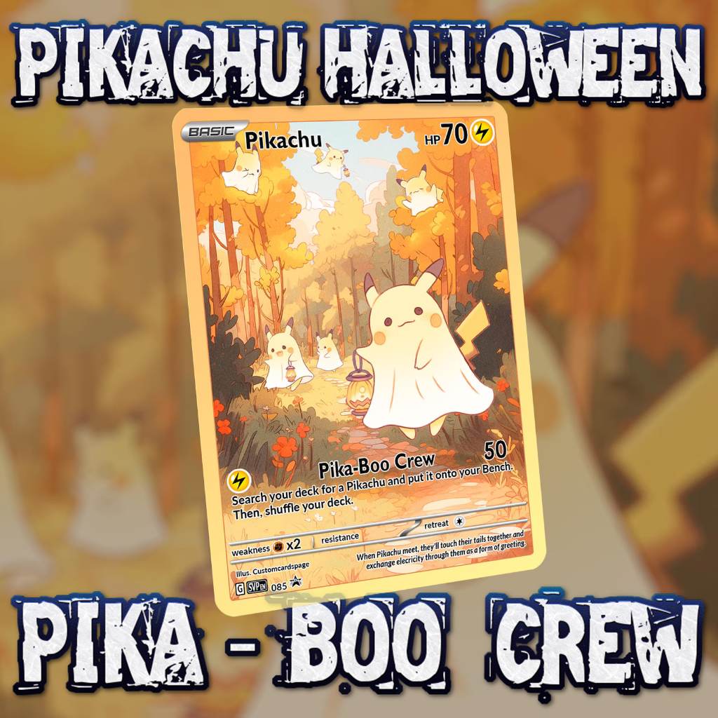 Jual KARTU POKEMON TCG HOLOGRAM SPECIAL HALLOWEEN - PIKACHU PIKA-BOO ...