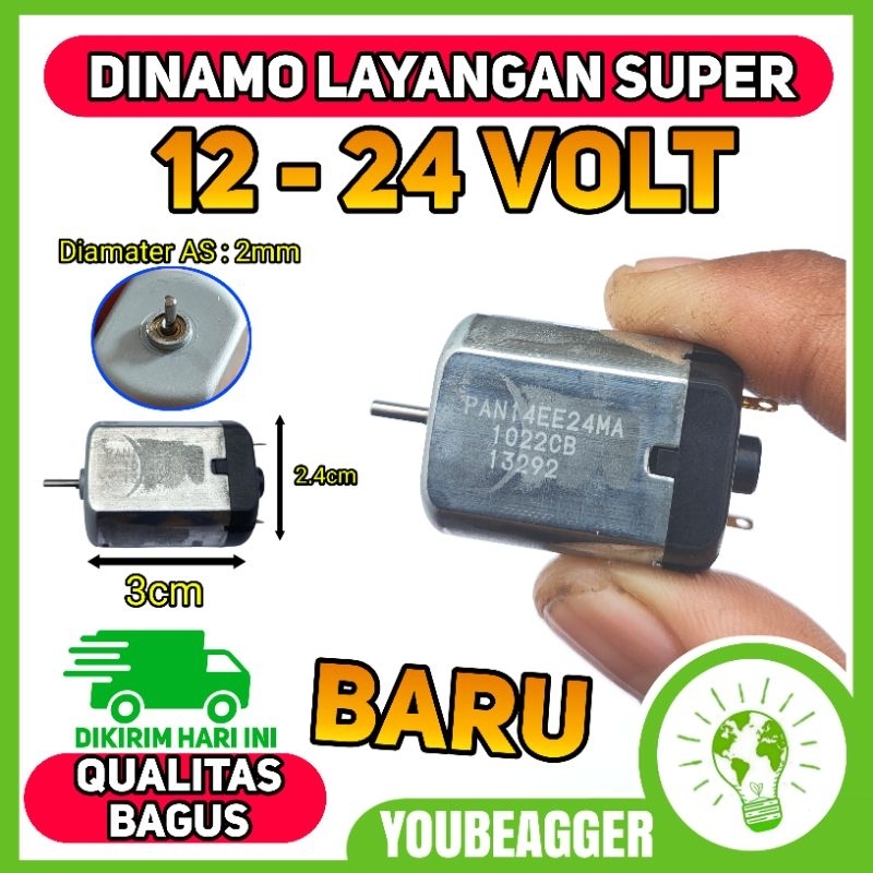 Jual Dinamo layangan 12v-24v Dinamo tamiya kotak Pintu mobil PAN14EE24 ...