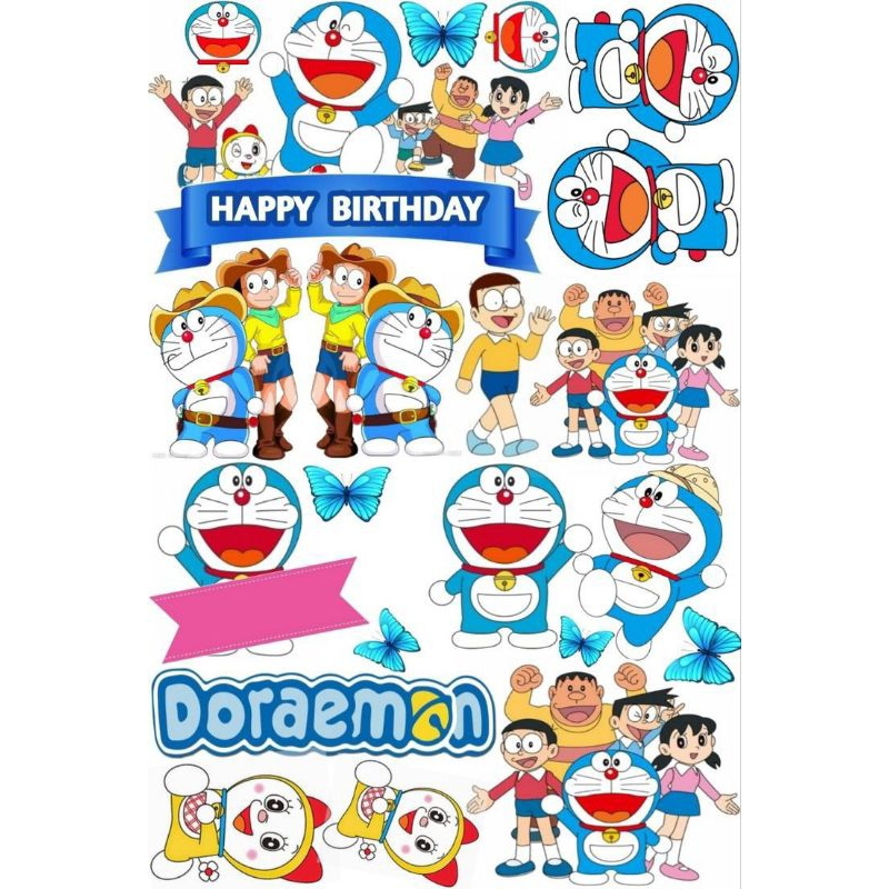Jual TOPPER ULANG TAHUN KARAKTER DORAEMON. | Shopee Indonesia