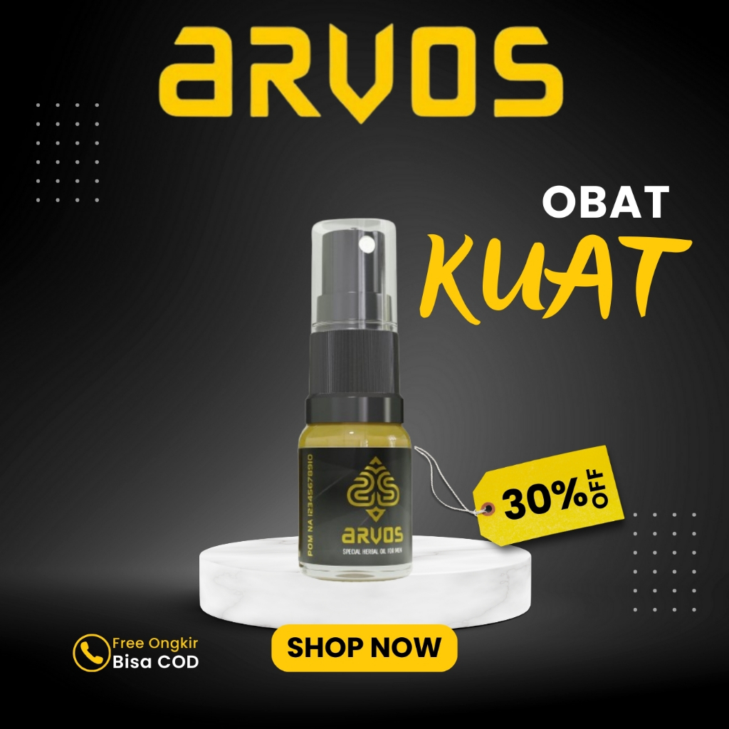 Jual ARVOS Spray Original - Spray Kuat tanpa kebas Bpom | Shopee Indonesia