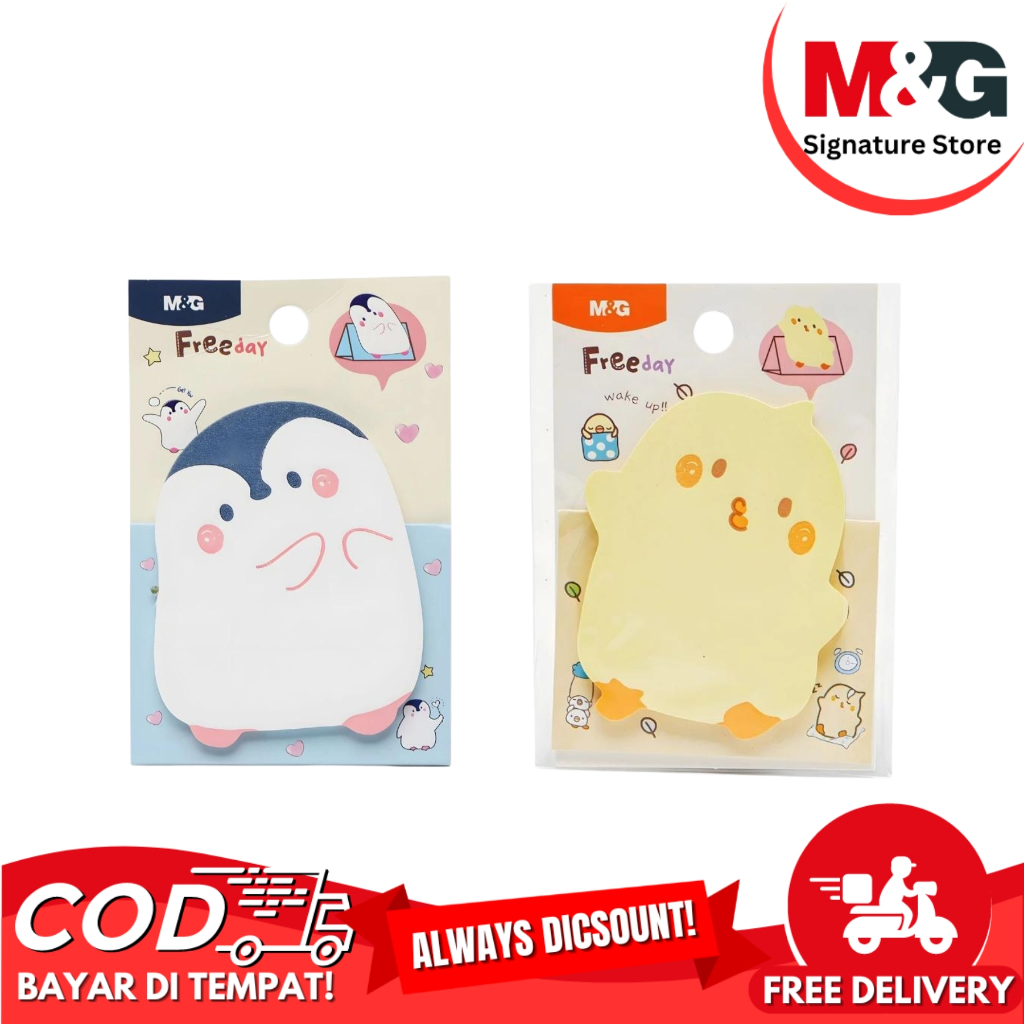 Jual Kertas Memo M&G Karakter Sticky Notes M&G Stand Up Sticky Notes ...