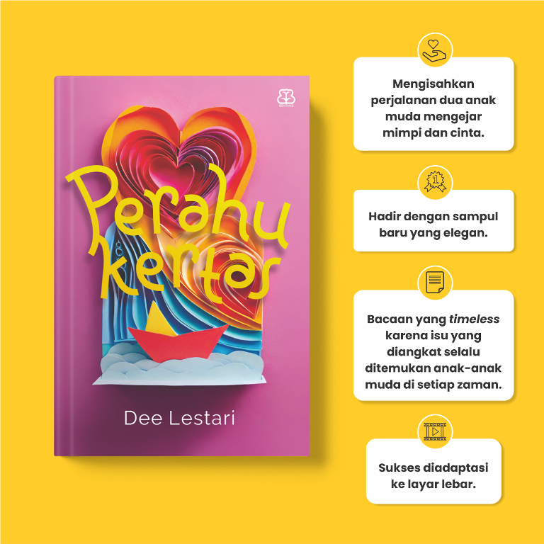 Jual [Mizan] Perahu Kertas - Dewi "Dee" Lestari | Novel Indonesia ...