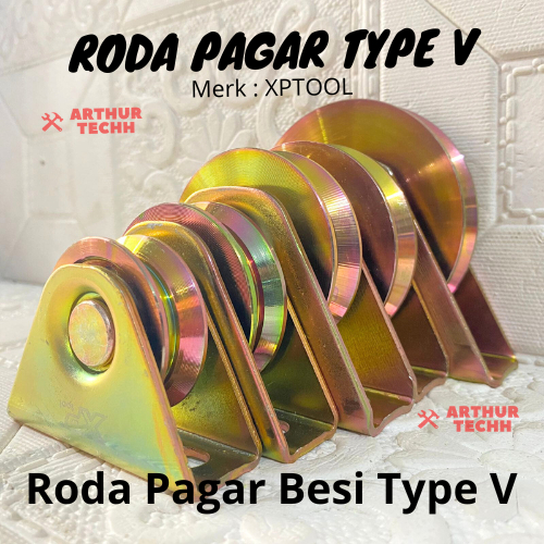 Jual Roda Pintu Pagar Besi | Roda Gerbang Besi Model V Xp Tool 100mm ...
