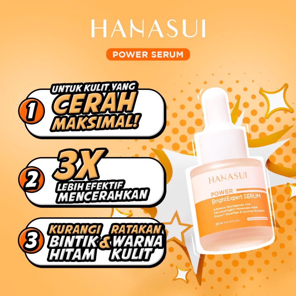 Jual (REAL 10% ADVANCE NIACINAMIDE) Hanasui Power Bright Expert Serum ...