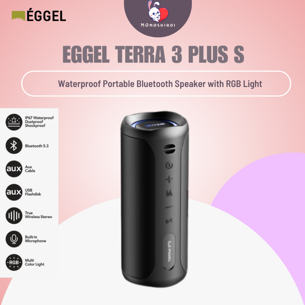 Jual Eggel Terra 3 Plus S Waterproof Portable Bluetooth Speaker with ...