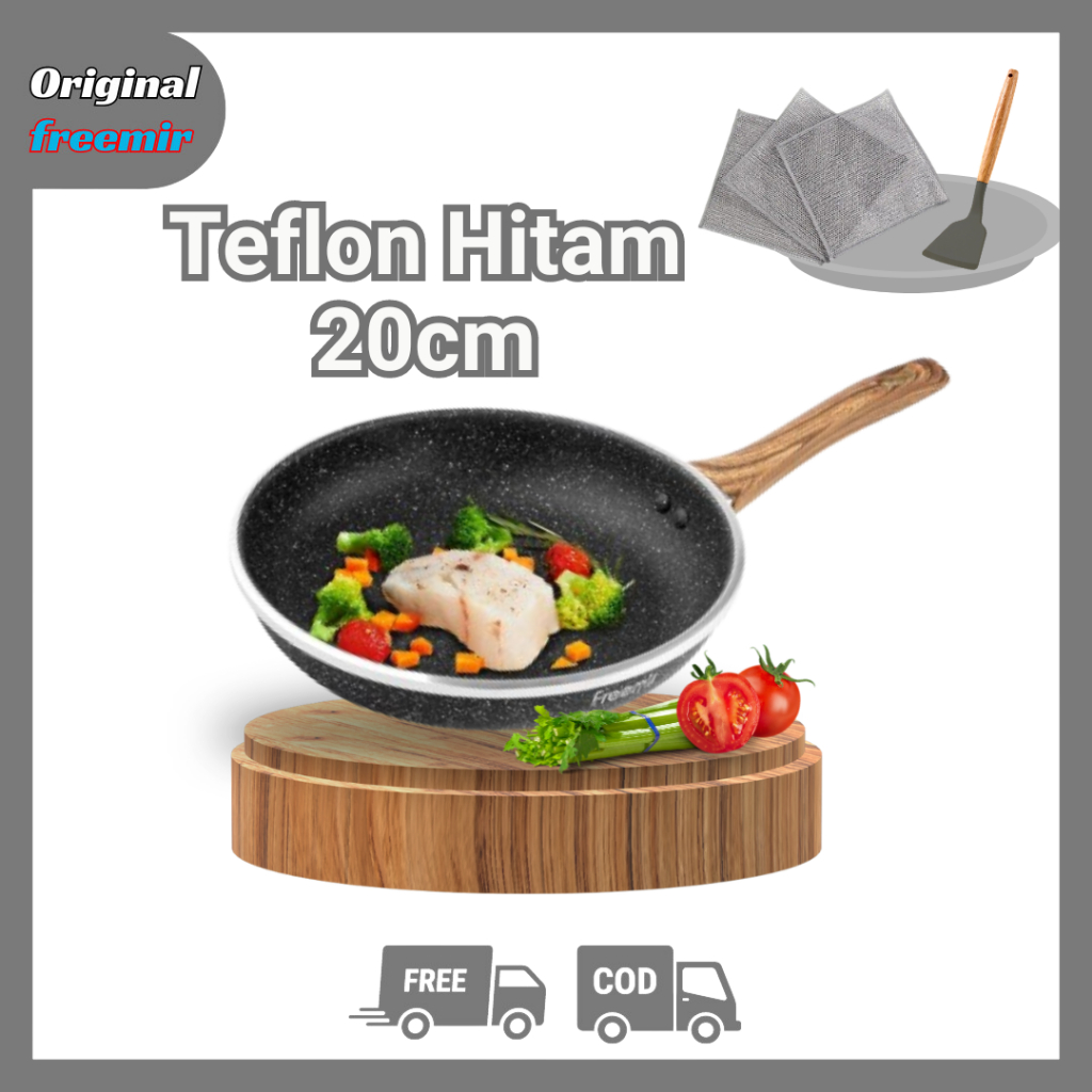 Jual [EG] Freemir Teflon Penggorengan Anti Lengket 20cm Teflon Gagang ...