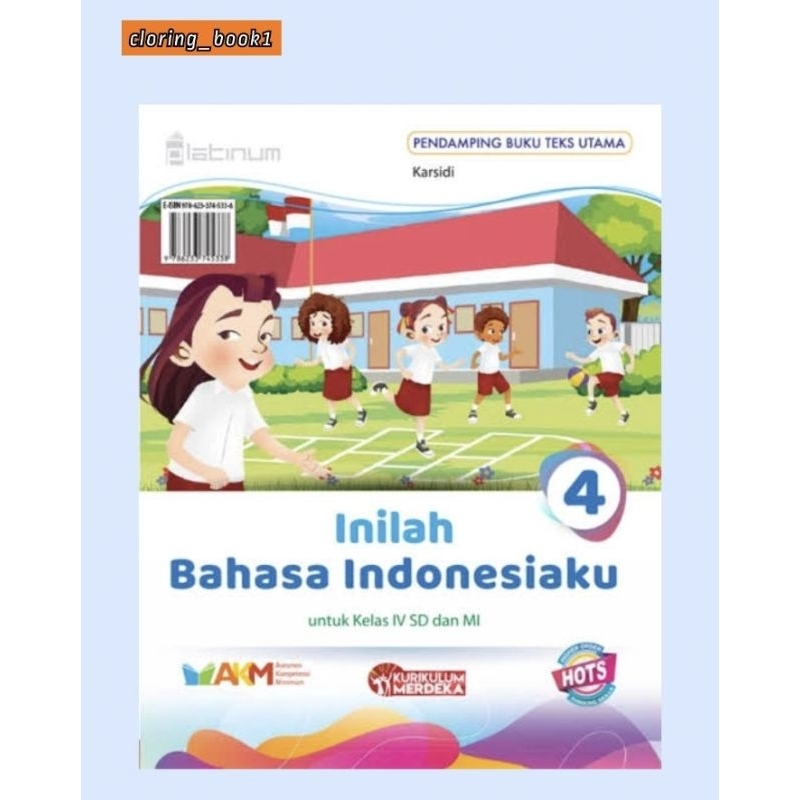 Jual BUKU BAHASA INDONESIA SD/MI KELAS 4 KURIKULUM MERDEKA (TIGA SERANGKAI) | Shopee Indonesia
