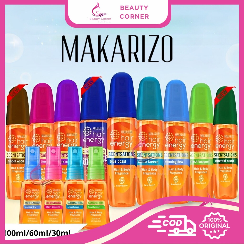 Jual MAKARIZO HAIR ENERGY SCENTSATIONS HAIR FRAGRANCE 30ML 60ML 100ML ...
