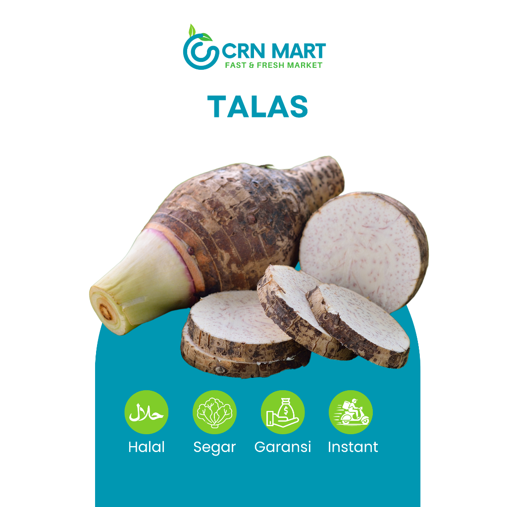 Jual CRN MART - Taro/Ubi Talas Fresh/Akar Talas/Keladi Sukat Segar 1 kg ...