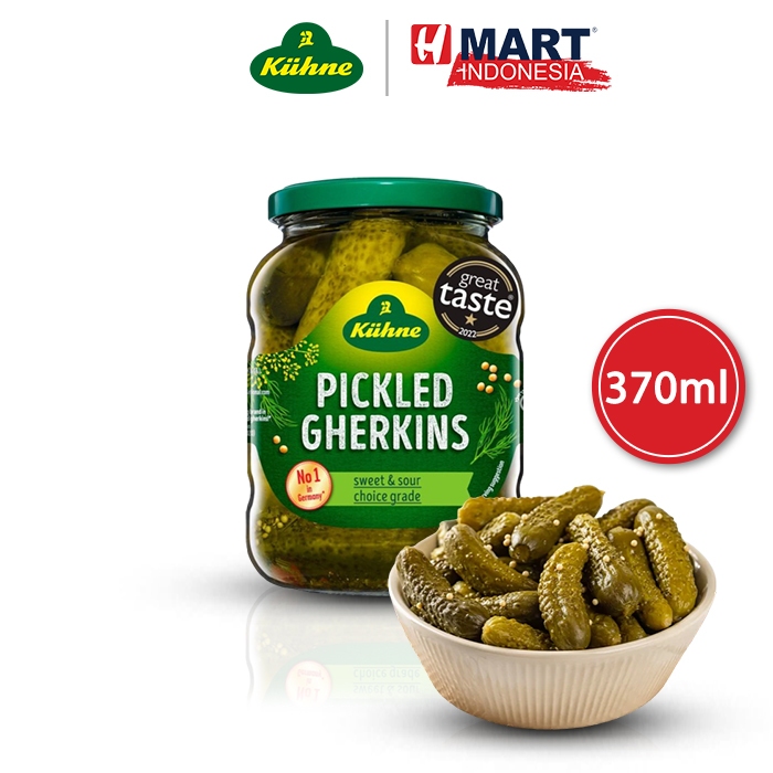 Jual KUHNE Pickled Gherkins - Acar Timun 370ml | Shopee Indonesia