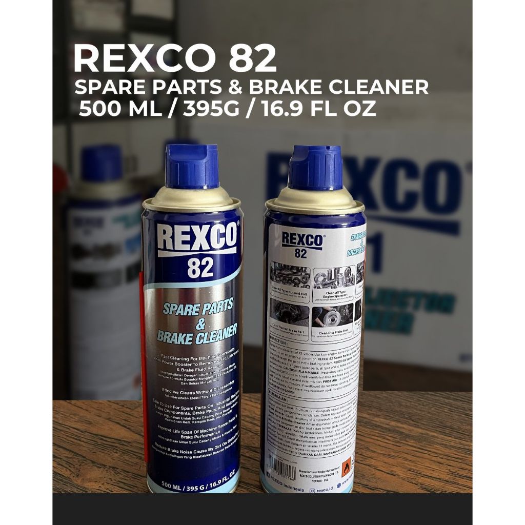 Jual REXCO 82 SPARE PARTS & BRAKE CLEANER TERSEDIA 220ml & 500ml | Shopee Indonesia